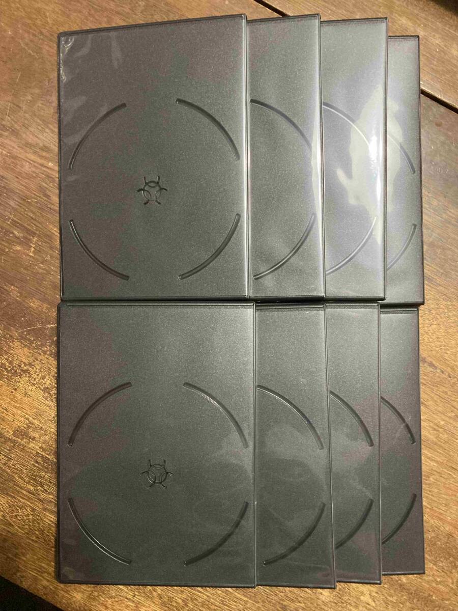 Yahoo!オークション - 未使用品 スリム DVD トールケース 2枚収納8個...