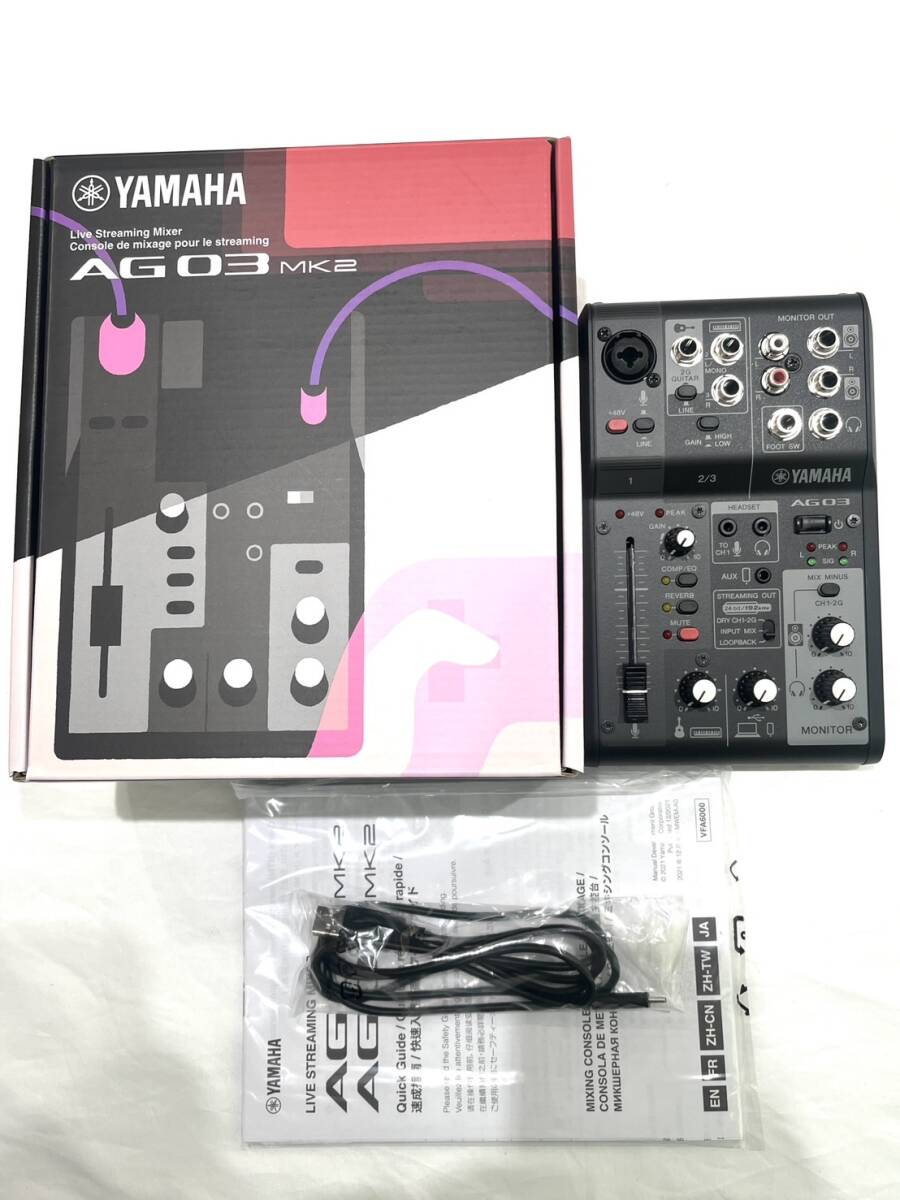 Yahoo!オークション - PC34/【良品 】YAMAHA AG03 MK2 ヤマハ ミキシン...
