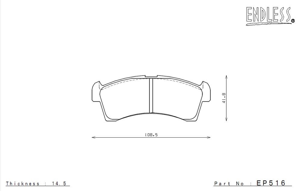 ENDLESS エンドレス ブレーキパッド CC60 N30C フロント用 ワゴンRスティングレー MH55S H29.2 NA EP516(ブレーキパッド)｜売買されたオークション情報 ...