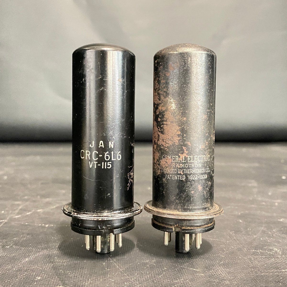 Yahoo!オークション - 【 C 】480 RCA CRC-6L6/VT-115 2本セット メタ...