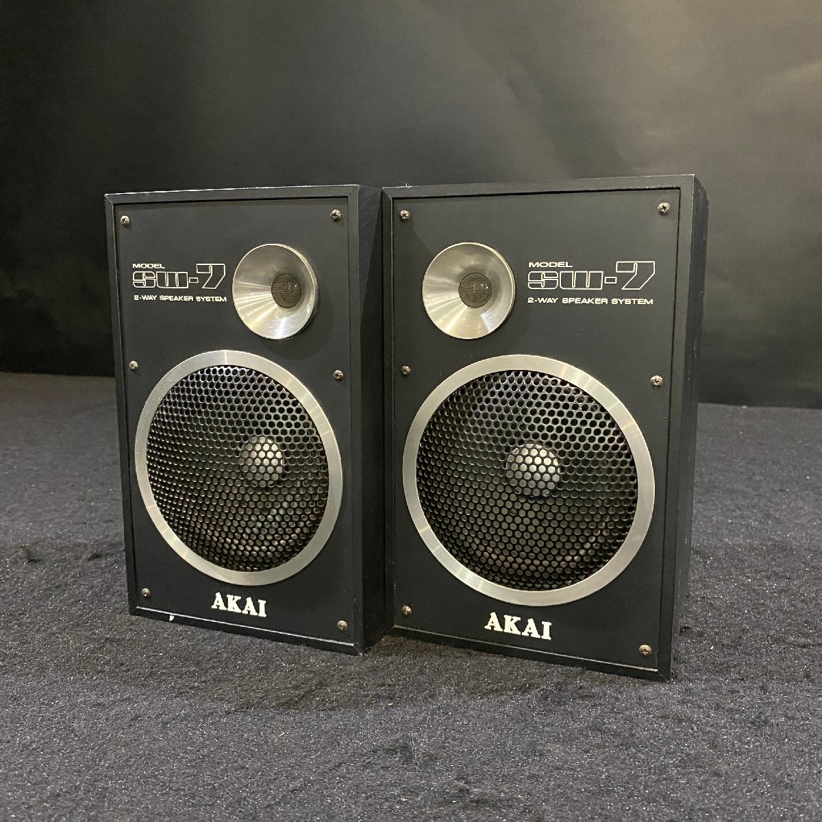 Yahoo!オークション - 【 C 】1916 AKAI SW-7 スピーカー ペア アカイ ...