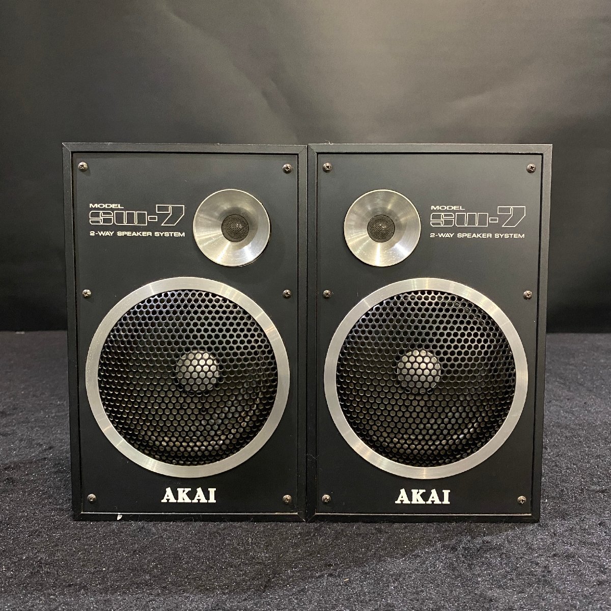 Yahoo!オークション - 【 C 】1916 AKAI SW-7 スピーカー ペア アカイ ...