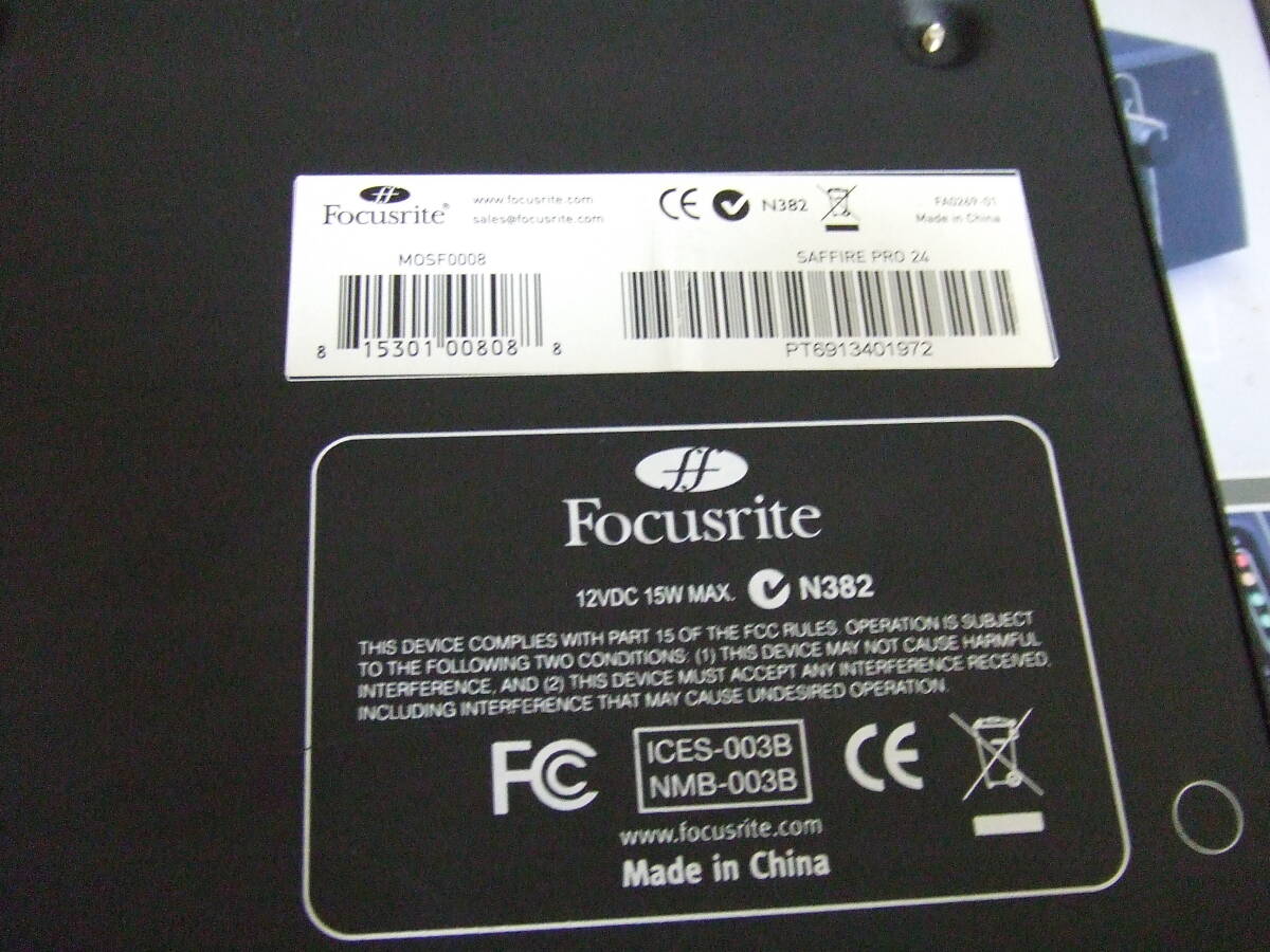 Yahoo!オークション - Q65 Saffire PRO 24 オーディオインターフェイス...