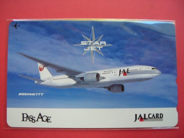 Yahoo!オークション - 日本航空 JALCARD BOEING777 PASSAGE 未使用テ...