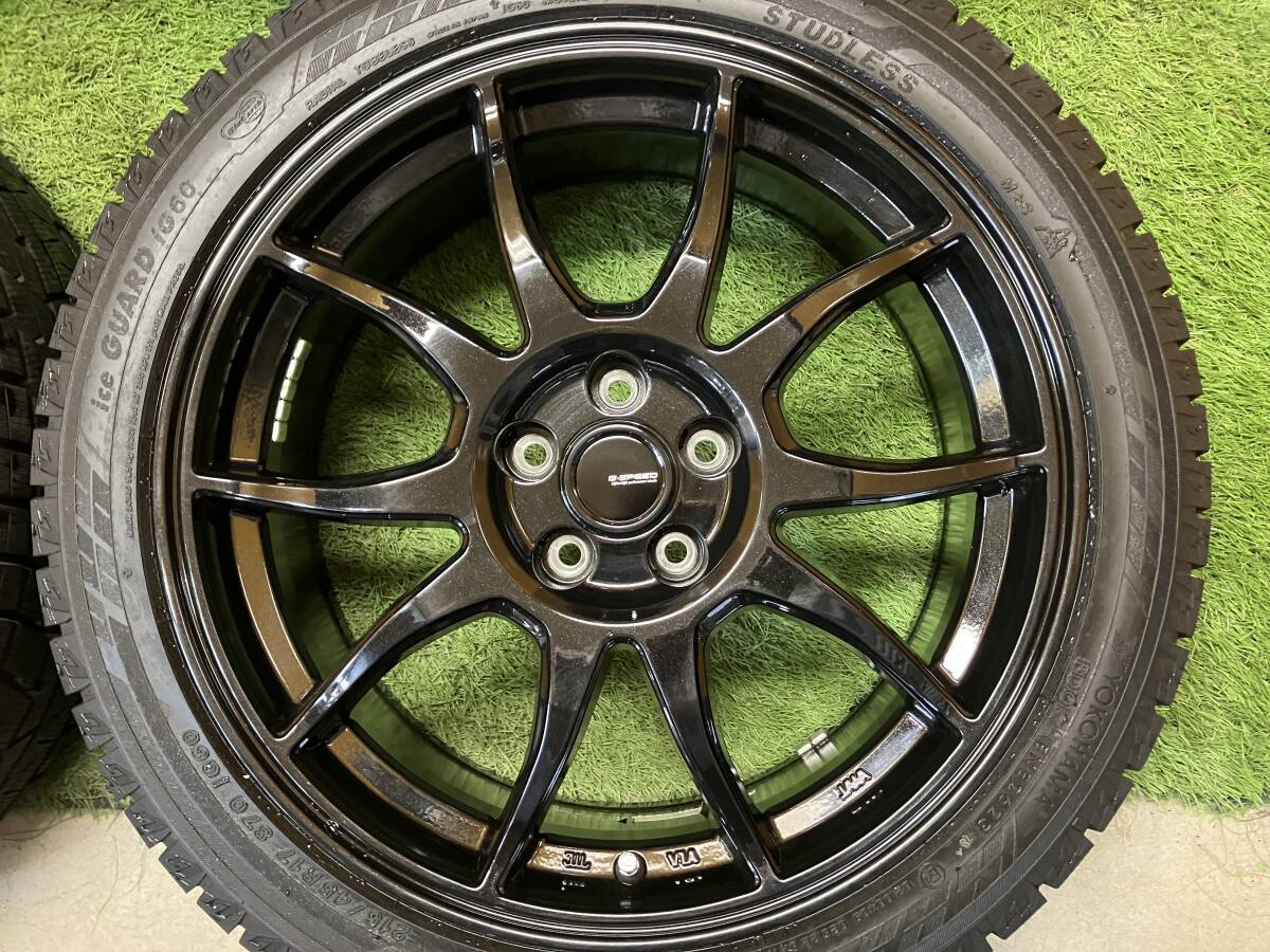 Yahoo!オークション - 【長野発 N362 プリウス等に 】G SPEED 17x7J 5H...