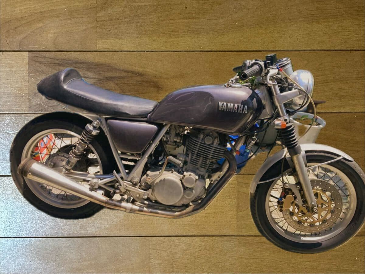 Yahoo!オークション - K&H LABORATORY カフェレーサーシート SR500 2J2...