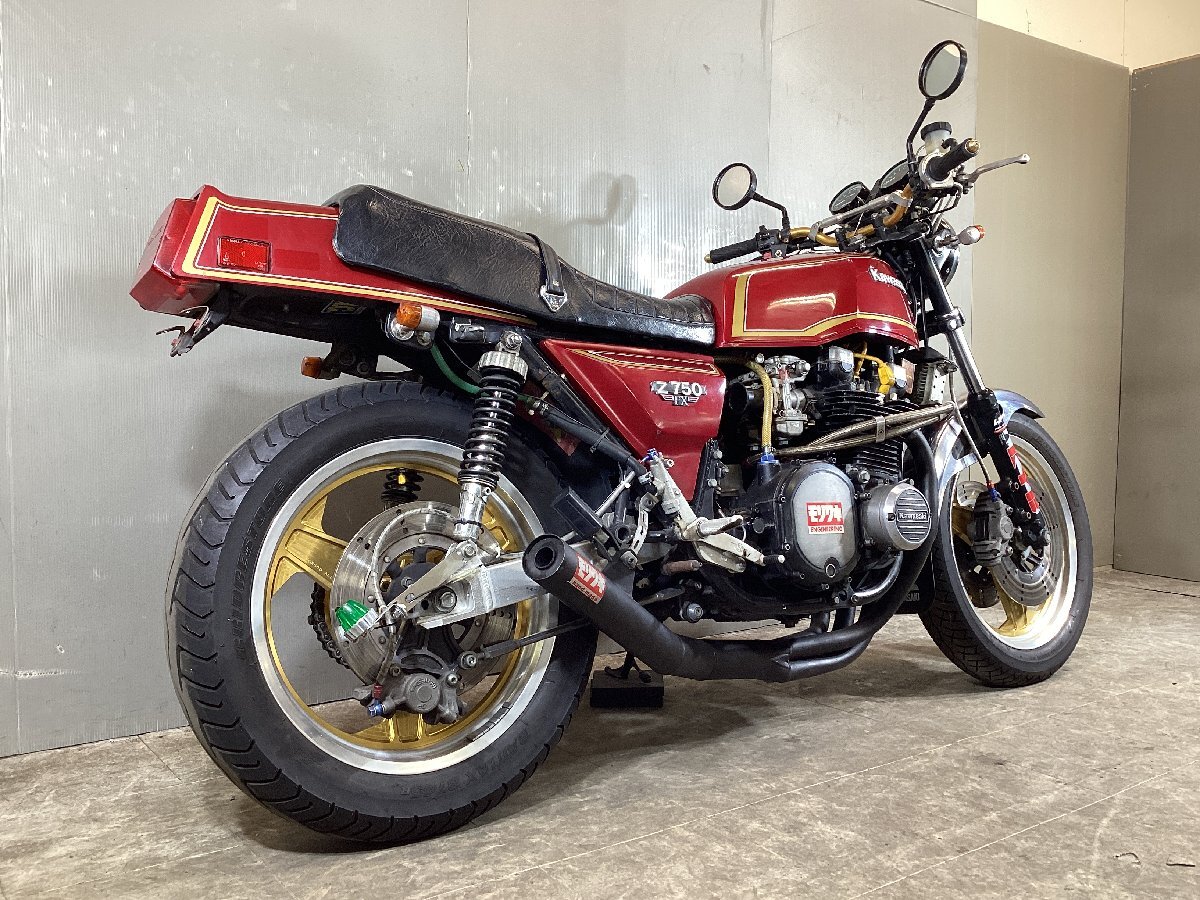 Yahoo!オークション - 日～木現確予約可 Z750FX D3 昭和55年 KZ750D ロ...