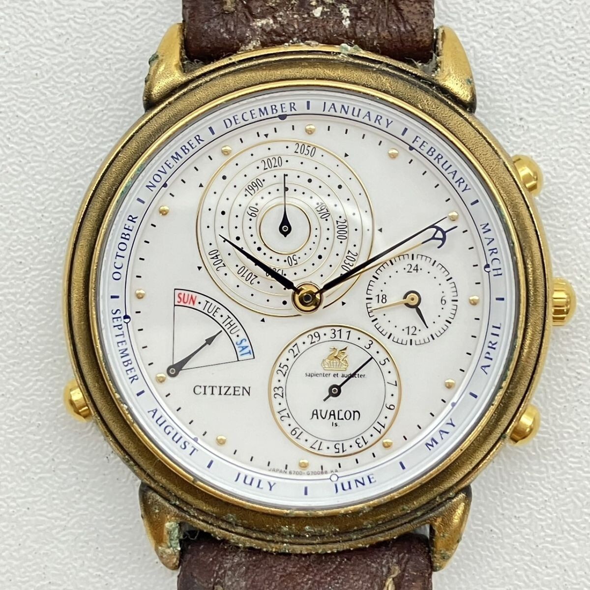 Yahoo!オークション - K510-SK14-1554 CITIZEN シチズン メンズ腕時計 ...