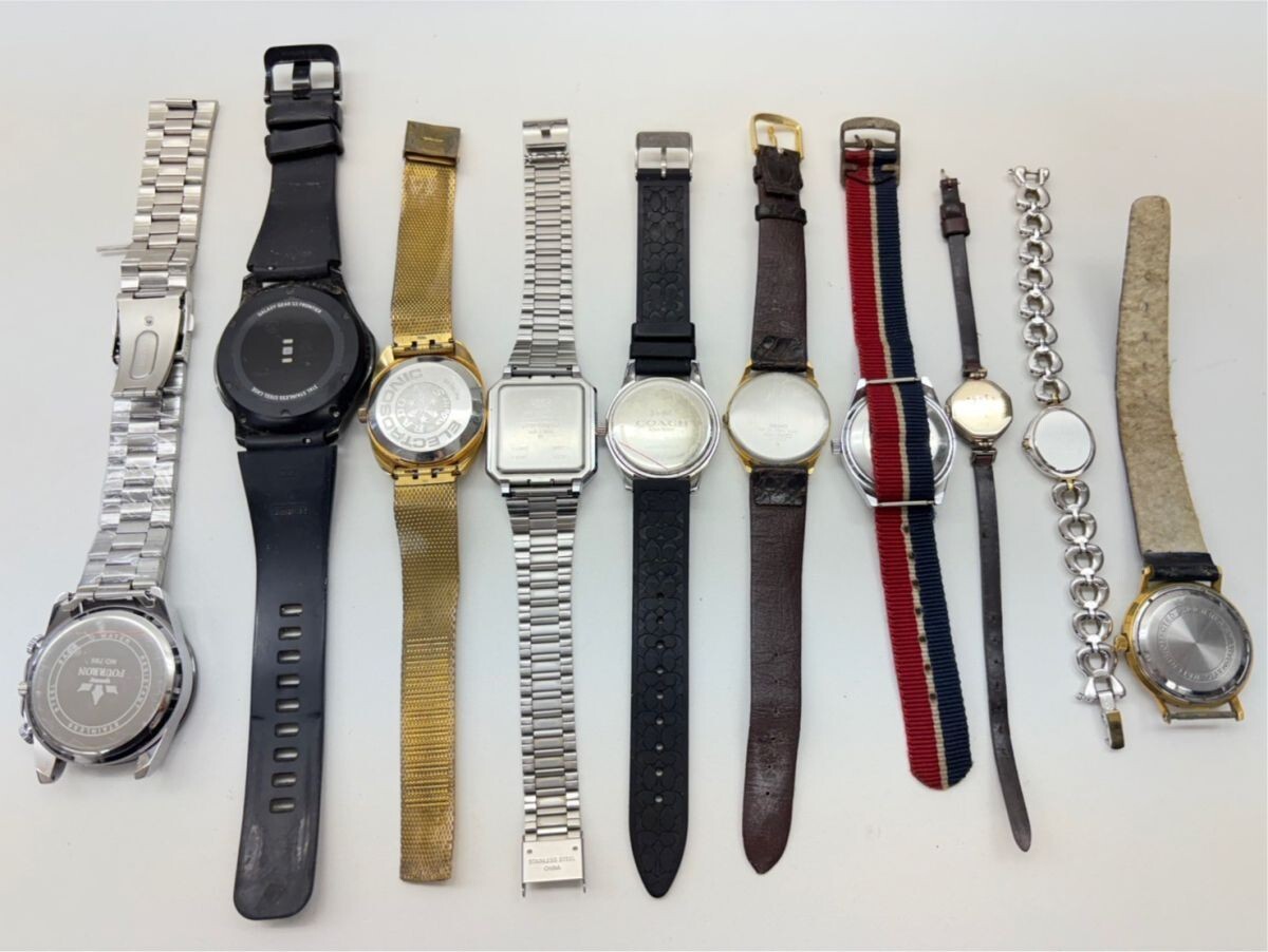 Yahoo!オークション - J214- 腕時計 10点まとめ COACH SEIKO FOURRON R...