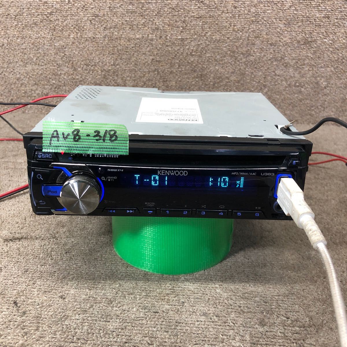 Yahoo!オークション - AV8-318激安 カーステレオ KENWOOD DAIHATSU U38...