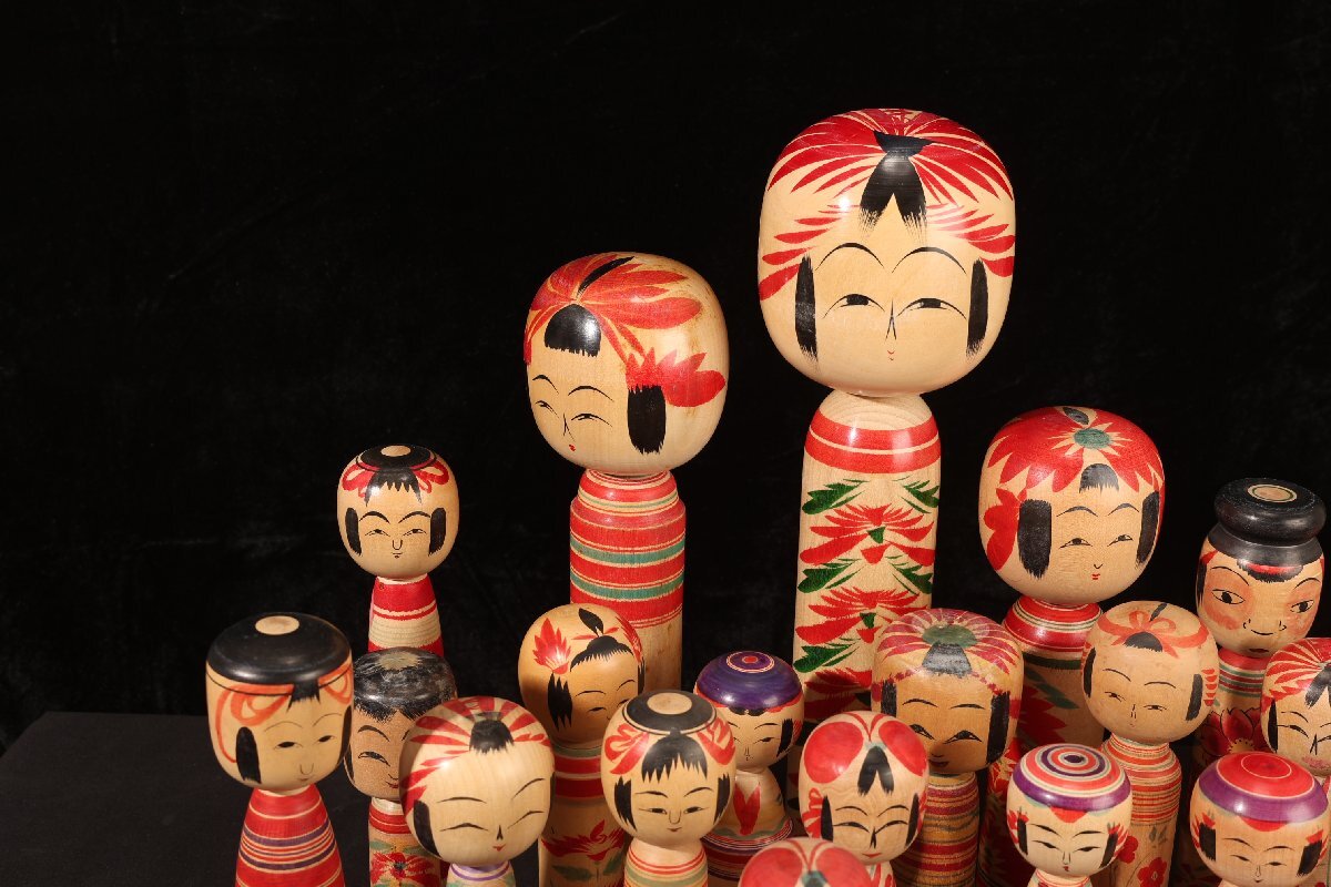 Yahoo!オークション - 【珍品堂】1円から K63-J23 こけし 伝統こけし ...