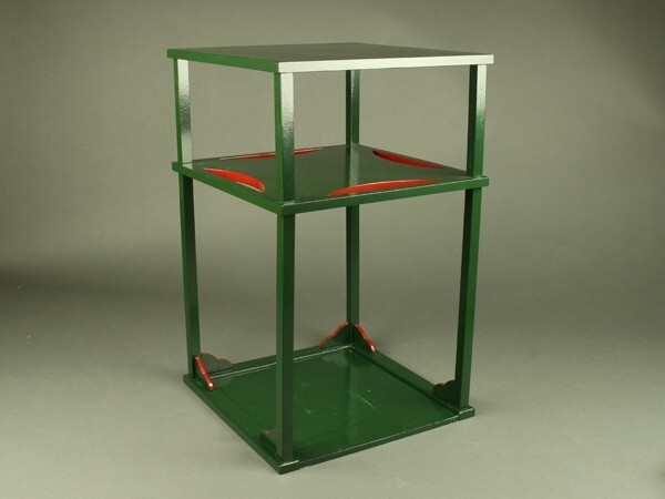 Yahoo!オークション - 【宇】2475 青漆紅爪 糸巻棚 組立式 紙箱 茶道具