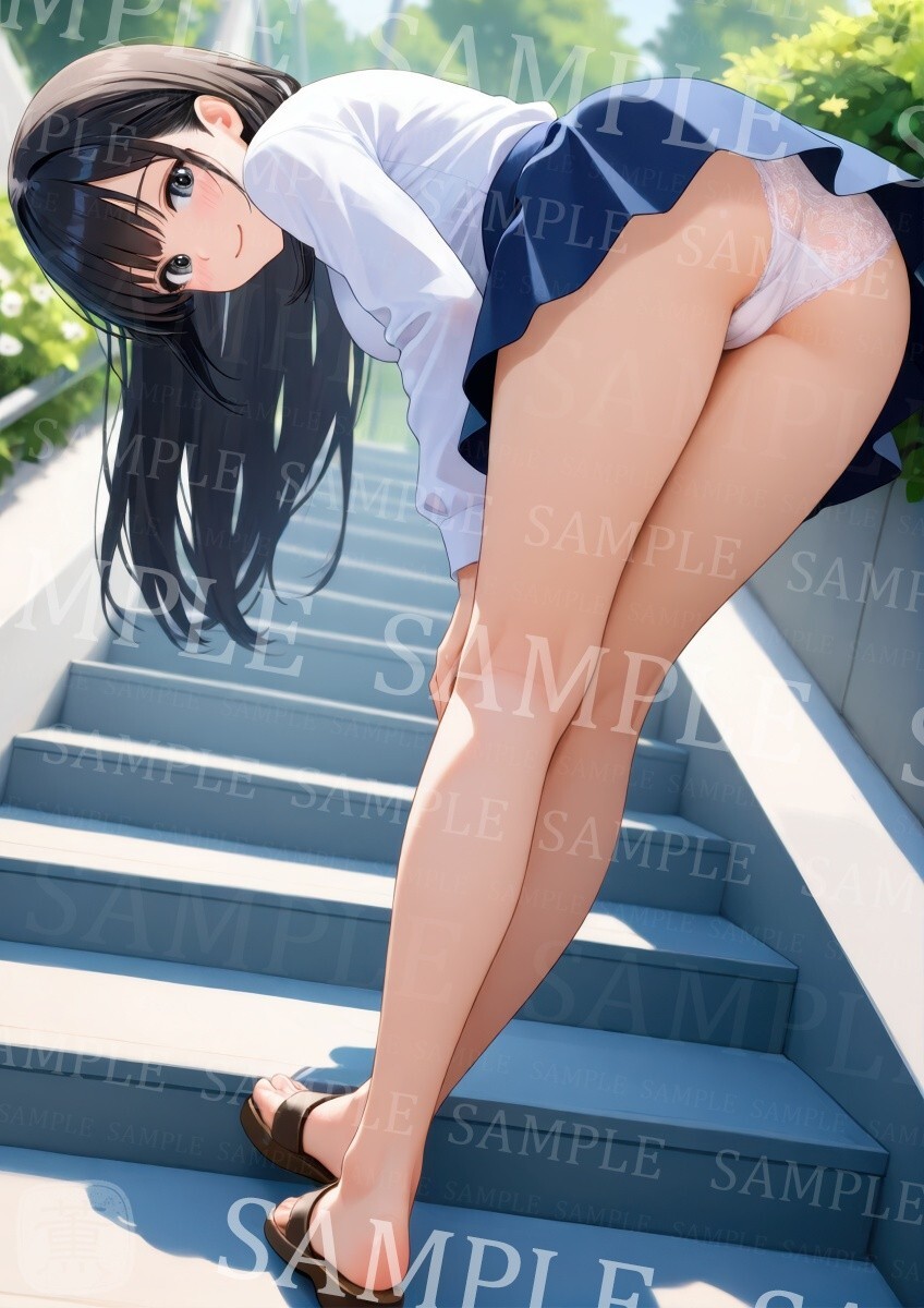 Yahoo!オークション - 8767【かおる】パンチラ オリジナル A4 アート ...