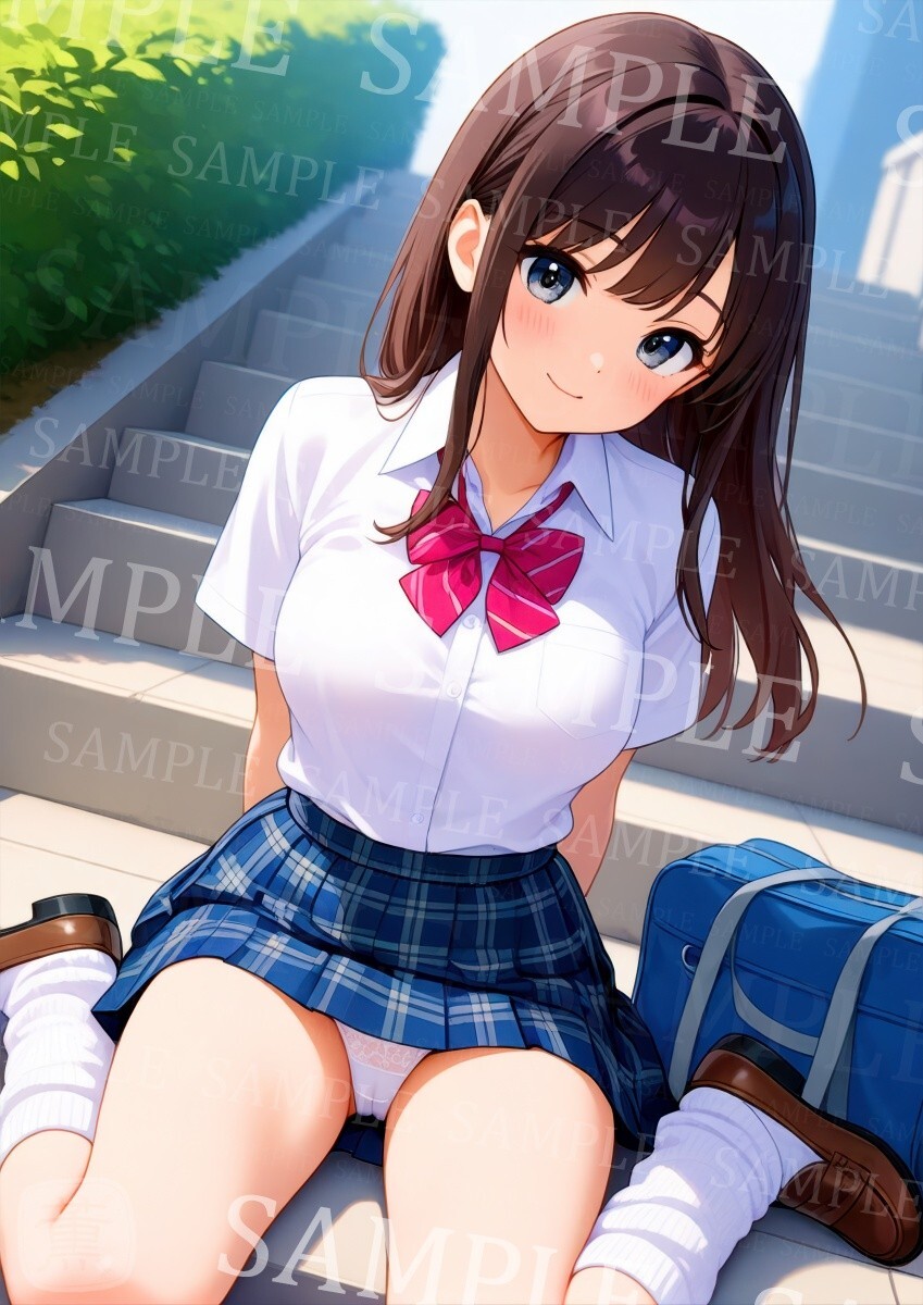 Yahoo!オークション - 6346【かおる】パンチラ オリジナル A4 アート ...