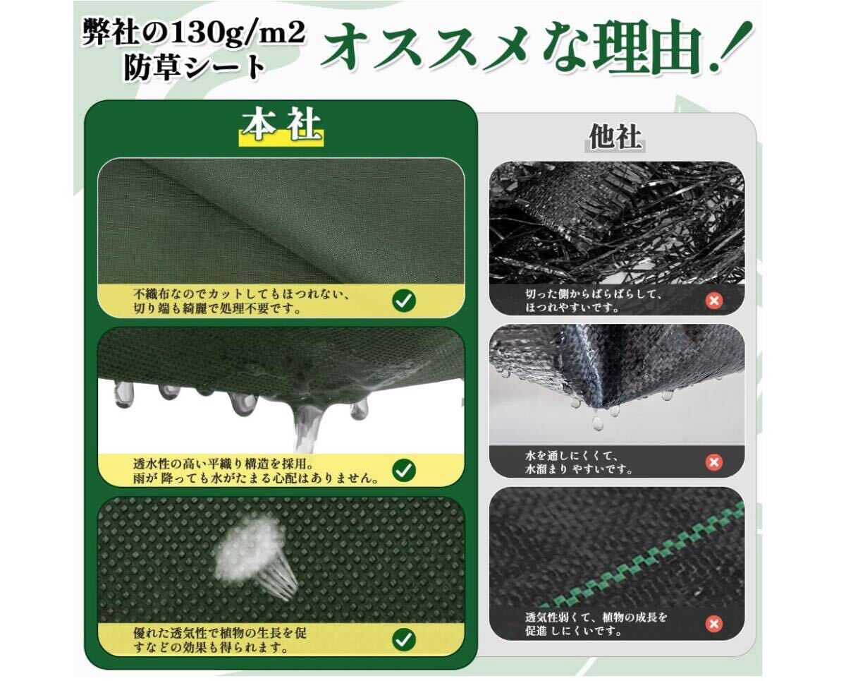 Yahoo!オークション - 高品質 C192 XiaZ 防草シート10mロール 130g/m2 ...