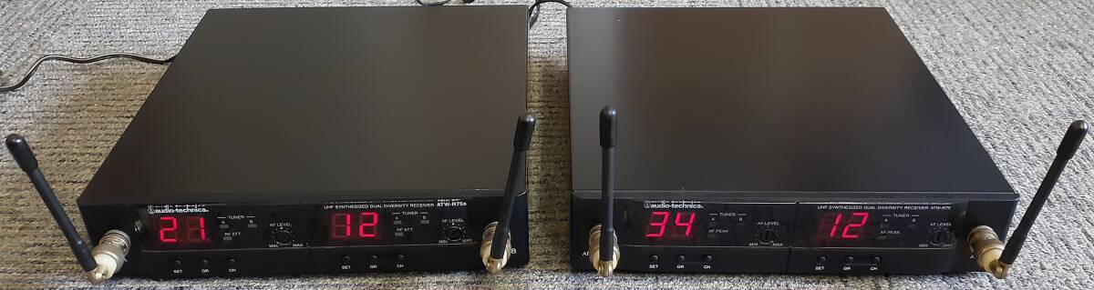 Yahoo!オークション - オーディオテクニカ UHFワイヤレスレシーバー AT...