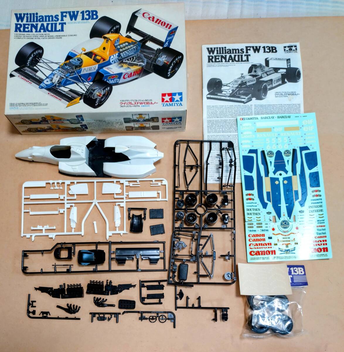 Yahoo!オークション - TAMIYA 1/20 ウイリアムズホンダFW13 ...