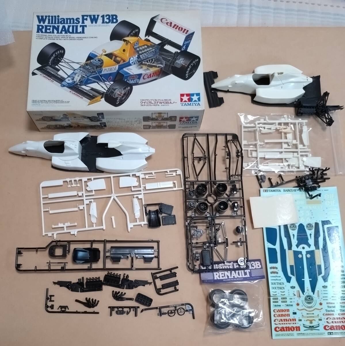 Yahoo!オークション - TAMIYA 1/20 ウイリアムズホンダFW13 ...