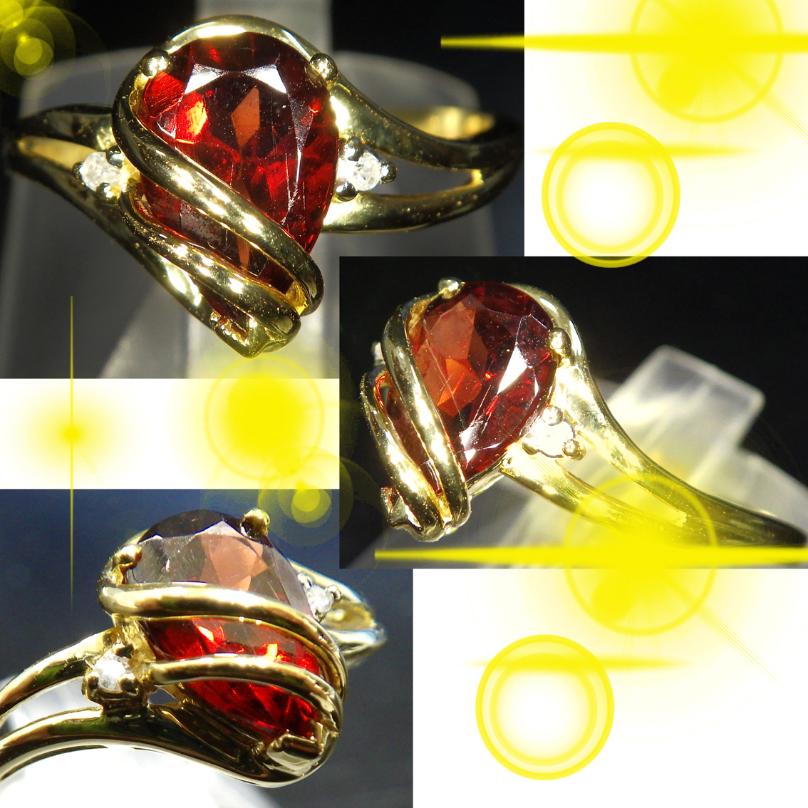 Yahoo!オークション - K18 2.40g 14号 イエローゴールド ゴールド 天然...