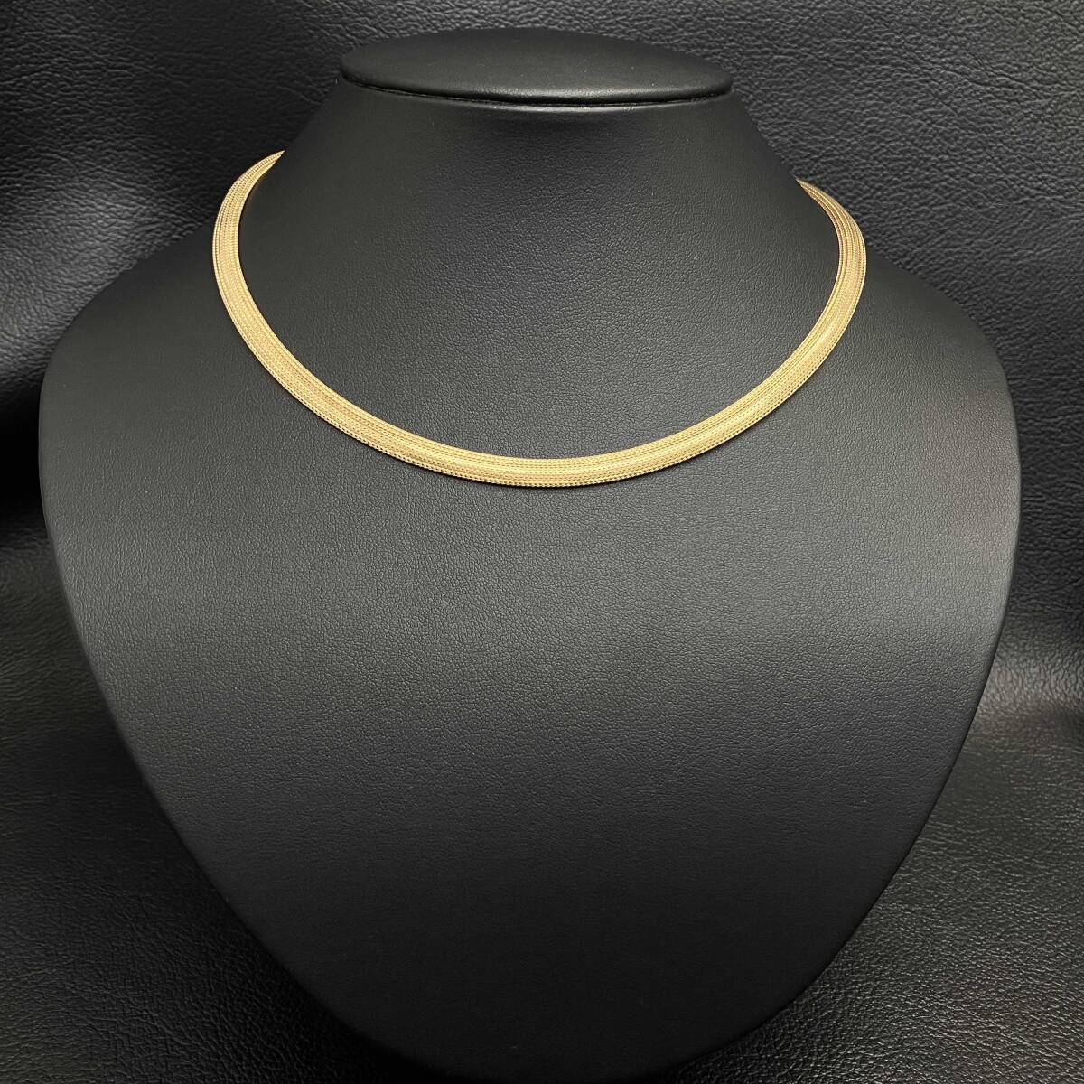 Yahoo!オークション - デザイン チェーン ネックレス K18 42cm 14.5g ...