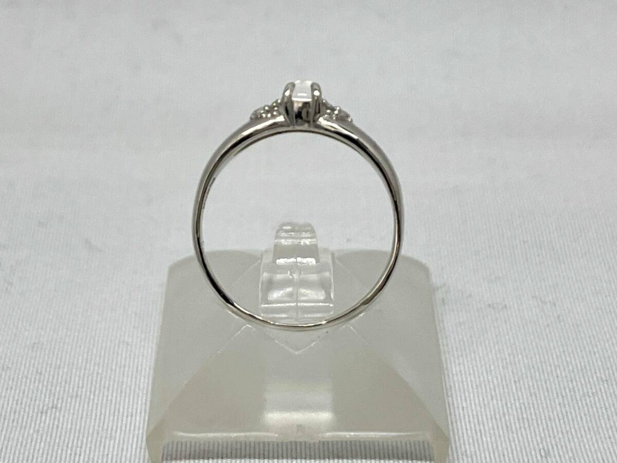 Yahoo!オークション - Pt900 リング ダイヤ0.04ct 約9号 約2.2g