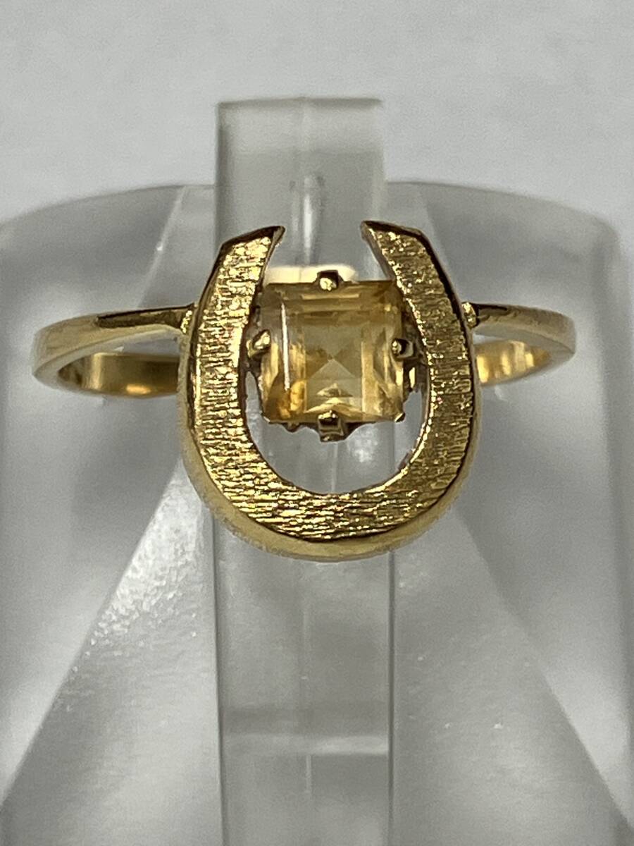 Yahoo!オークション - K18 #9.5 1.8g リング