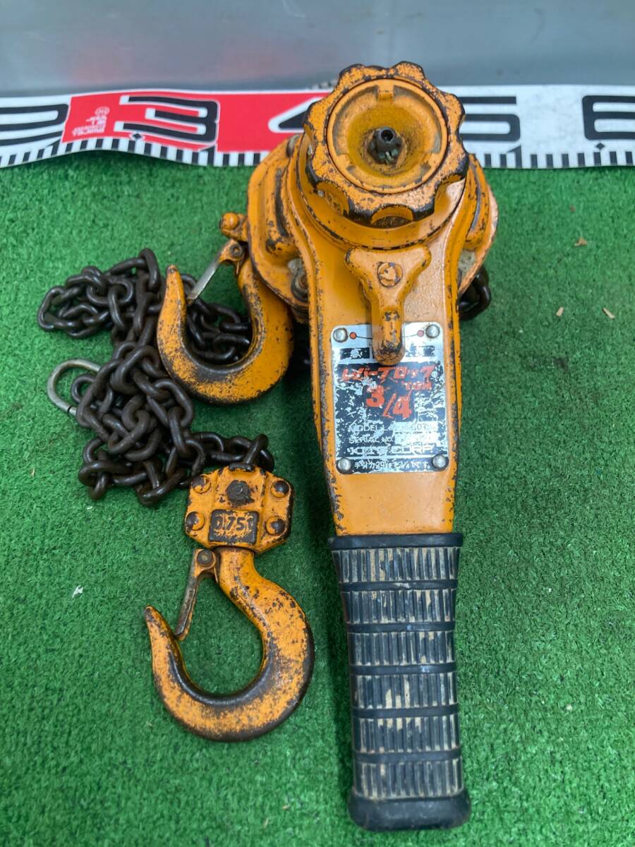 Yahoo!オークション - KITO(キトー) 3/4ton(750kg)レバーブロック L4 ...