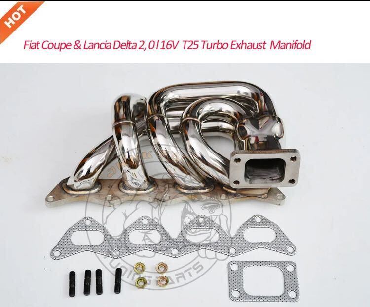 Yahoo!オークション - 送料無料 SS304 エキマニ 純正交換 ランチア デ...