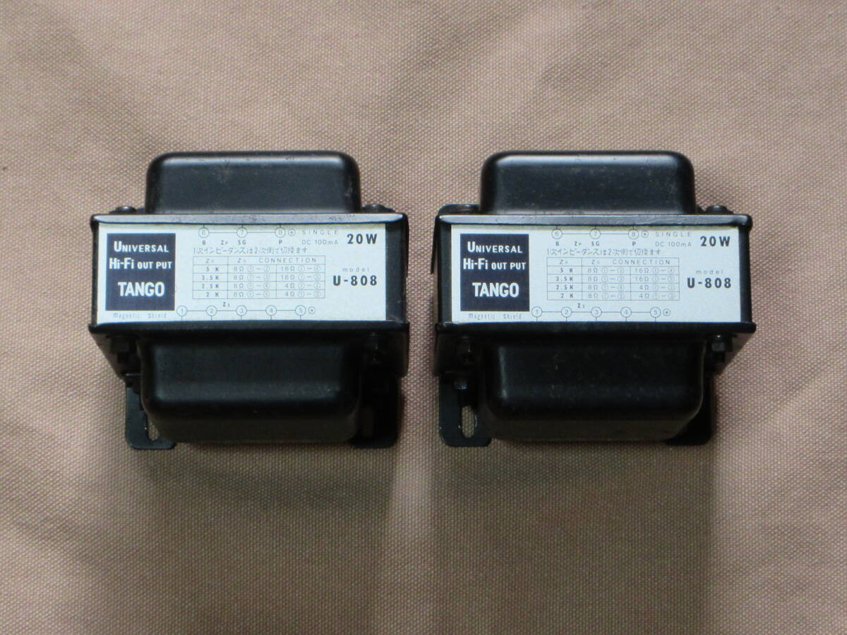 Yahoo!オークション - TANGO U-808/U808 シングル出力トランス (ペア)