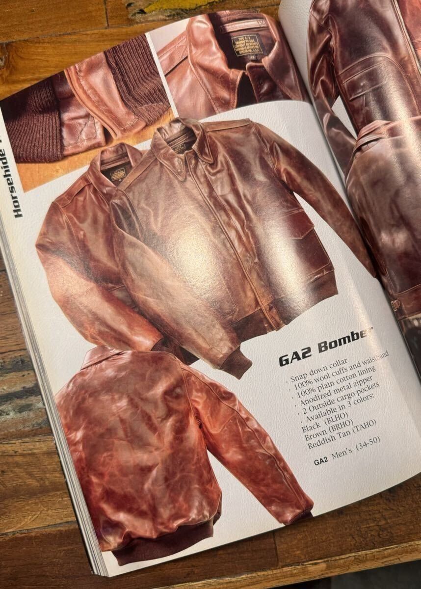 Yahoo!オークション - バンソン A2ジャケット(36)ホースハイド 茶色 VA...