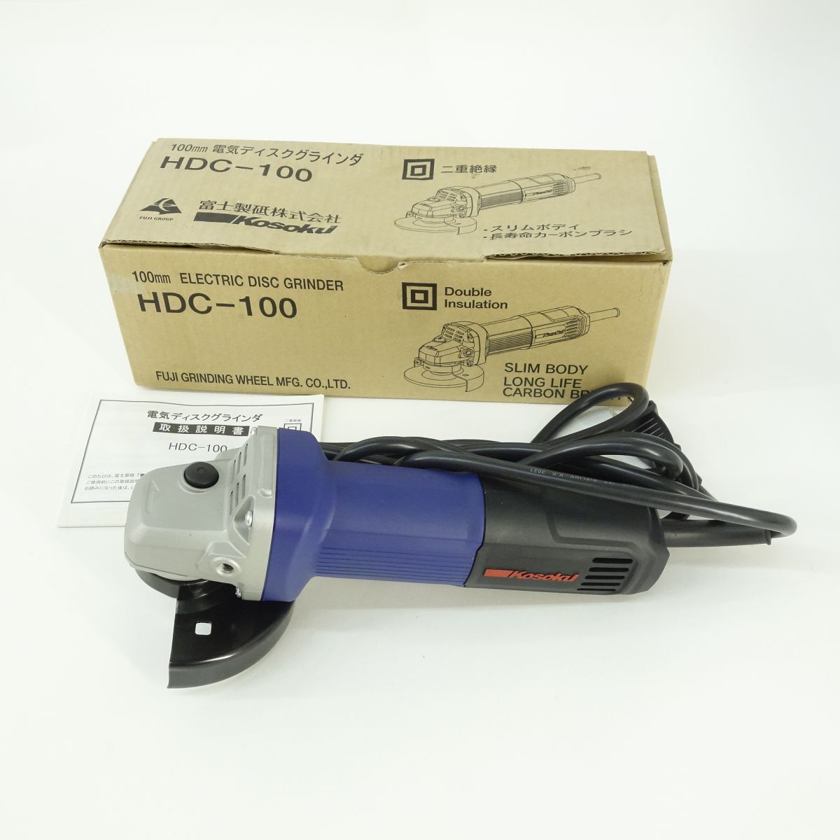 Yahoo!オークション - 104 富士製砥 HDC-100 100mm 電気ディスクグライ...