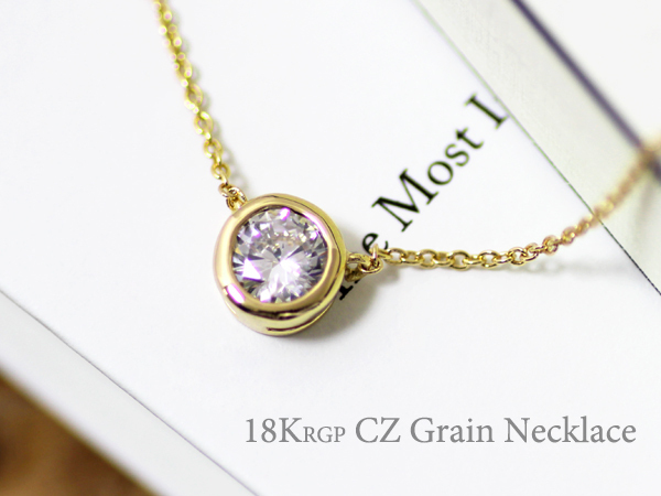 Yahoo!オークション - 新品/ネックレス/18KRGP/イエローゴールド/18金/...