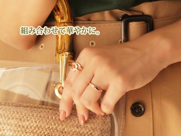 Yahoo!オークション - 17号 / 新品 指輪 K18GP 一粒 リング レディース...