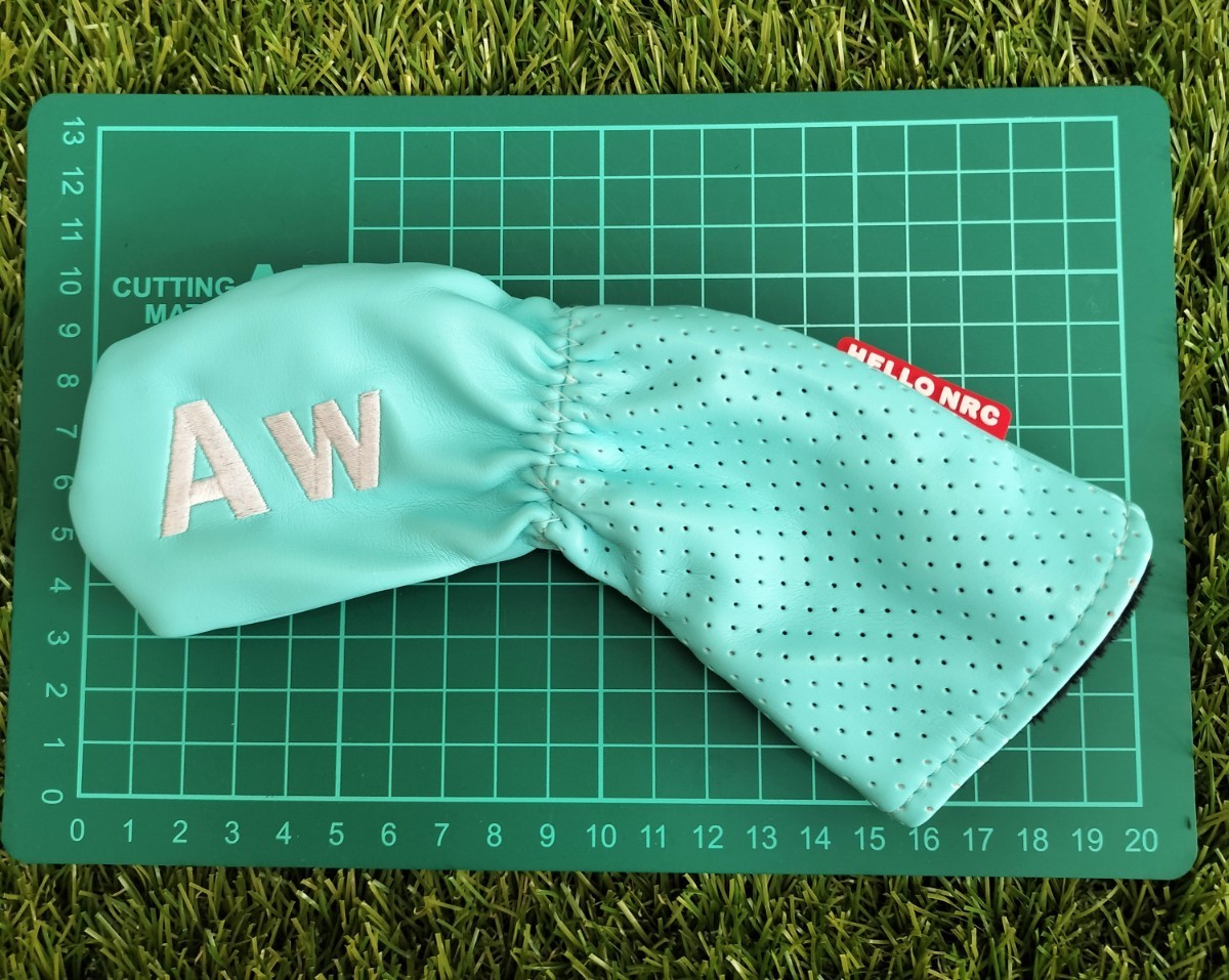 Yahoo!オークション - 【水色】ゴルフヘッドカバー アイアンカバーロン...