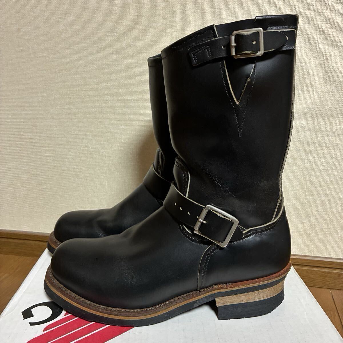 Yahoo!オークション - RED WING 2268 PT91 ENGINEER BOOTS 8D 26cm BLA...