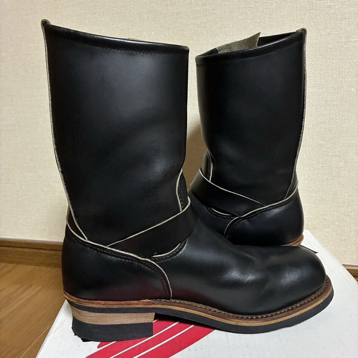 Yahoo!オークション - RED WING 2268 PT91 ENGINEER BOOTS 8D 26cm BLA...