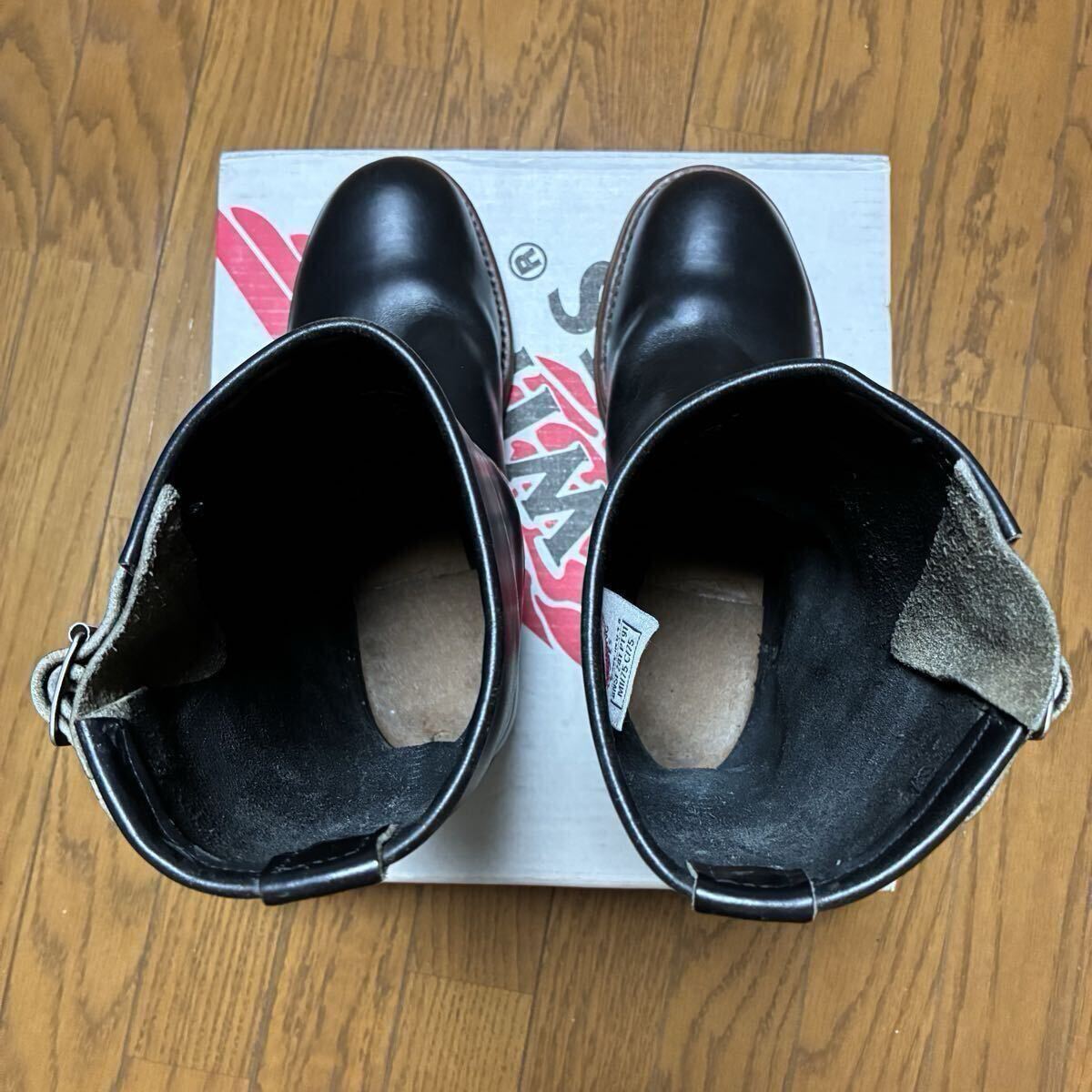 Yahoo!オークション - RED WING 2268 PT91 ENGINEER BOOTS 8D 26cm BLA...