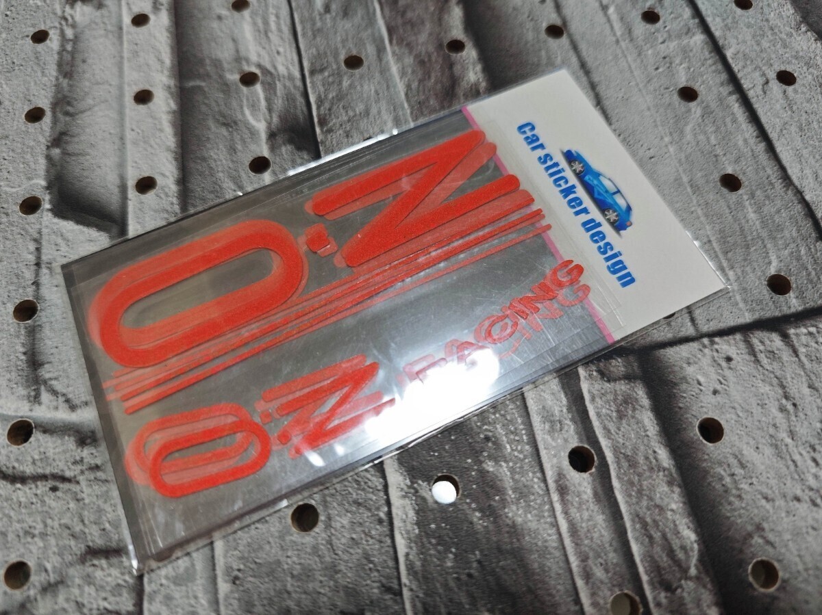 Yahoo!オークション - OZ RACING ホイール用ステッカー レッド 8P(検)V...