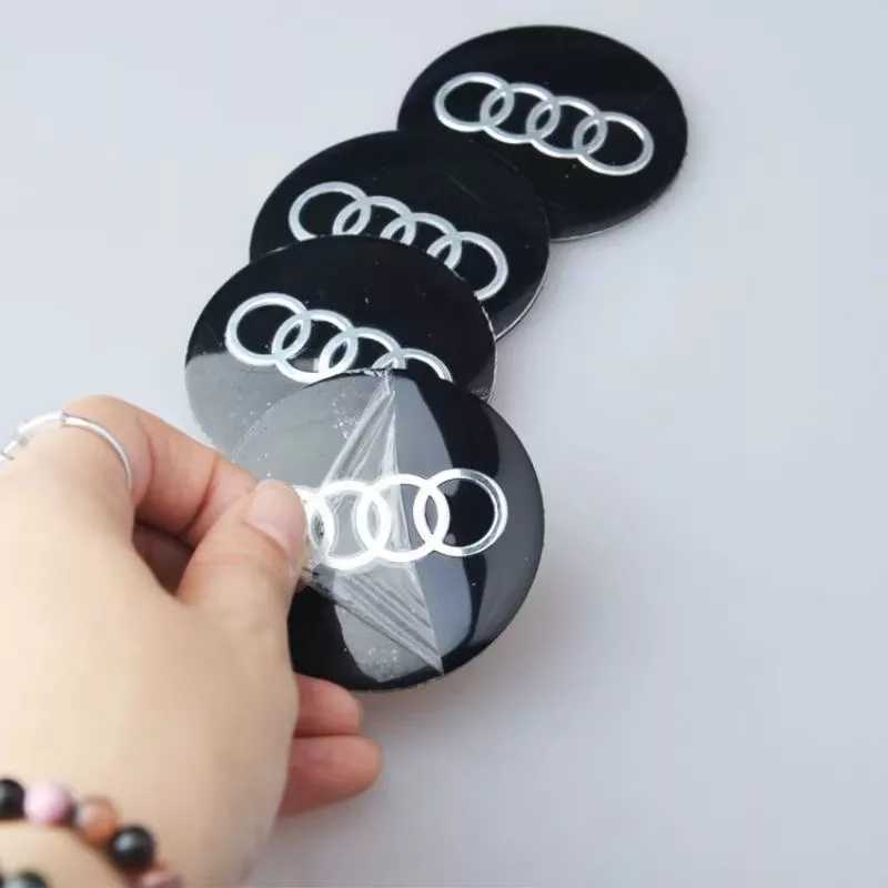 Yahoo!オークション - アウディ ホイール センターキャップ 56mm 4P ハ...