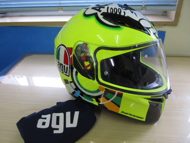 Yahoo!オークション - AGV K-3 SV ヘルメット 46 バレンティ―ノロッシ...