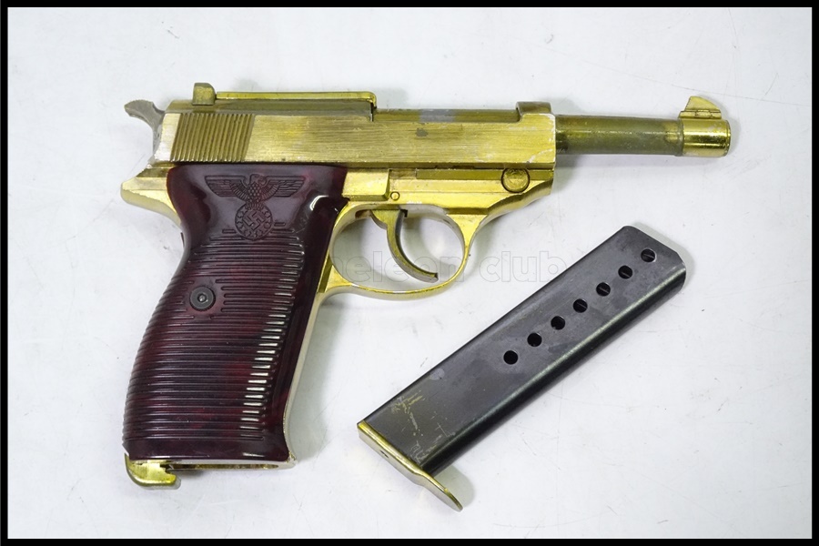 Yahoo!オークション - 東京)MGC ワルサーP38 ミリタリー SMG金属モデル...