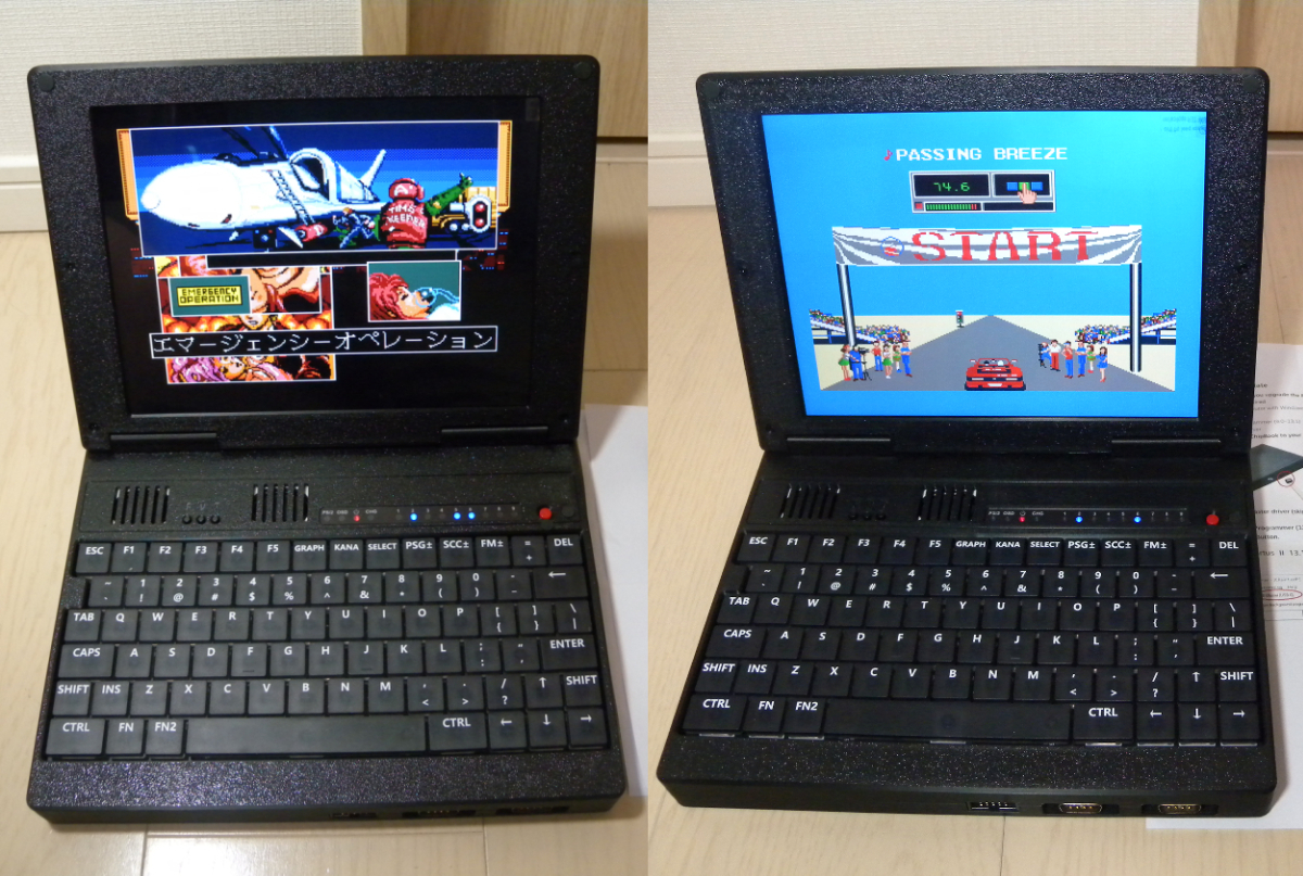 Yahoo!オークション - ノート型MSX2＋ OneChipBook(MSXBook) ファーム...