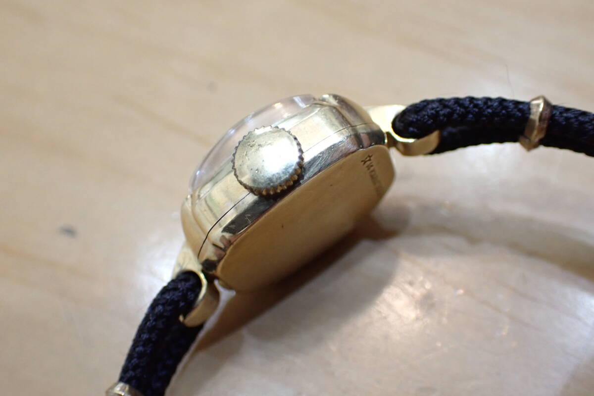 Yahoo!オークション - ジラールペルゴ/GP K14/金無垢 手巻き レディー...