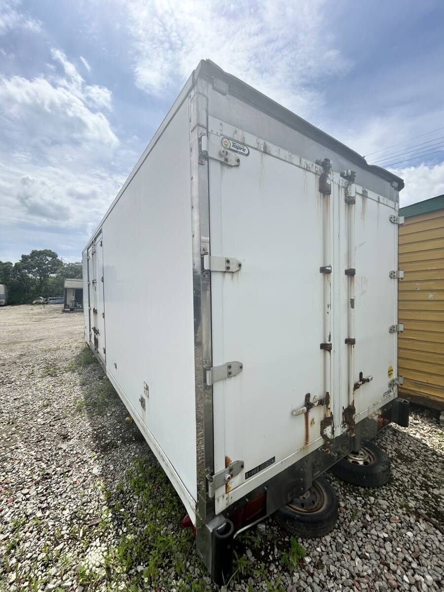 Yahoo!オークション - T7. 【希少】観音横扉付き 4トン保冷コンテナ 幅...