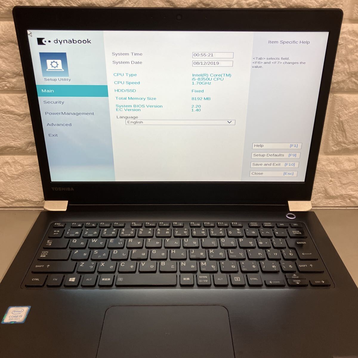 Yahoo!オークション - F110 TOSHIBA dynabook U63/DN PU6DNHW54E7BD1 C...