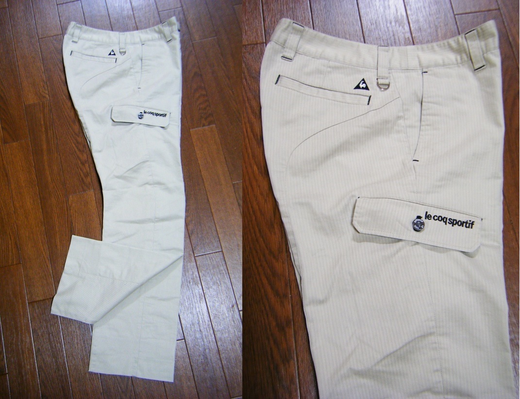 Yahoo!オークション - 伸縮/良品 ルコックGOLF カーゴパンツ w76 薄手 ...