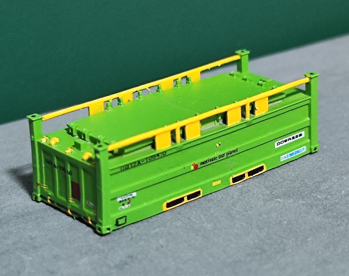 Yahoo!オークション - Nゲージ 20ft UM12A 水密閉仕様 無蓋コンテナ タ...