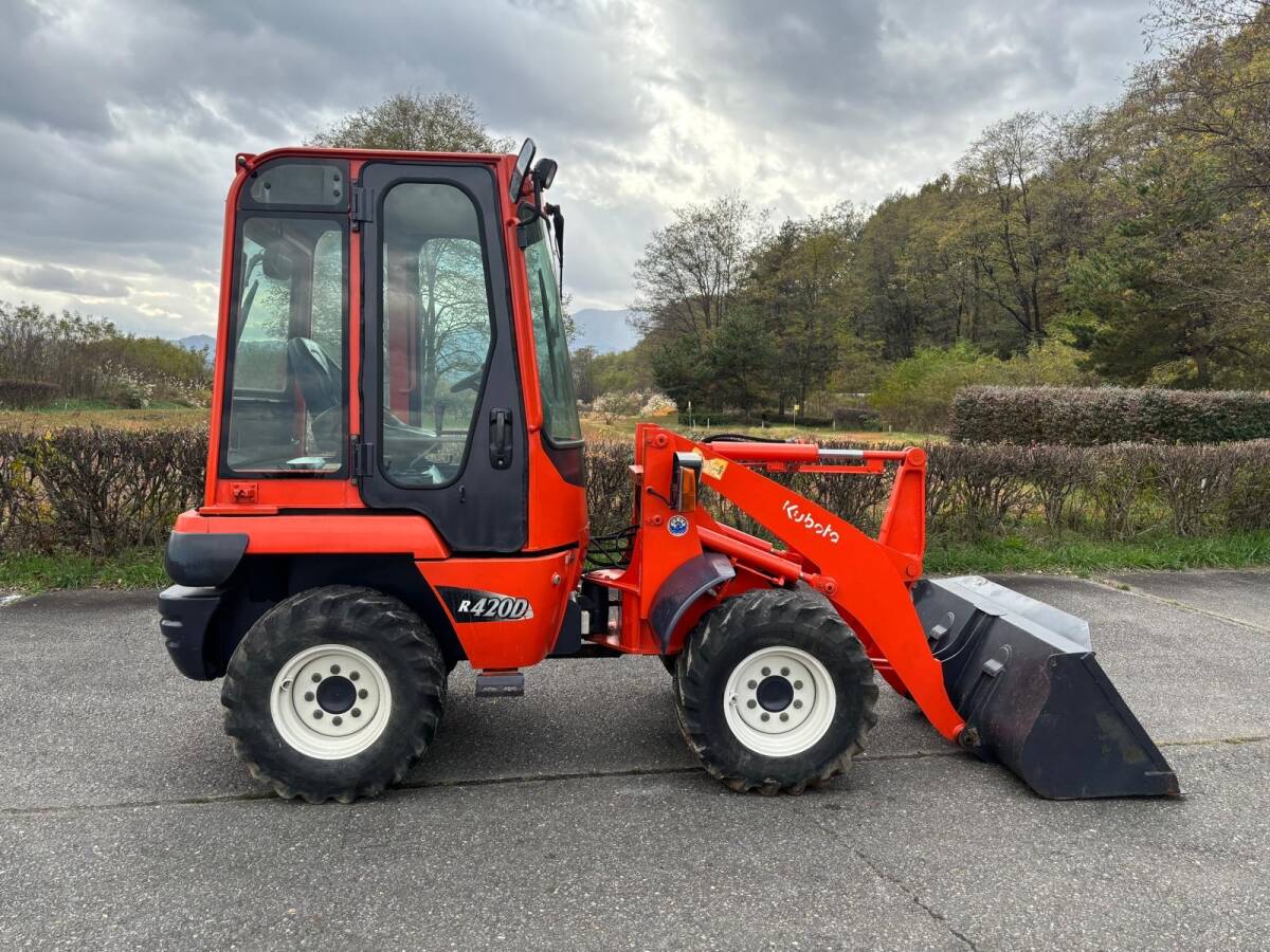 Yahoo!オークション - 長野県発 クボタ ホイールローダー R420D 2153...