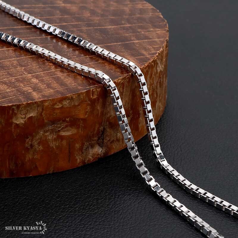 Yahoo!オークション - シルバー925 ベネチアンチェーン ネックレス 50c...