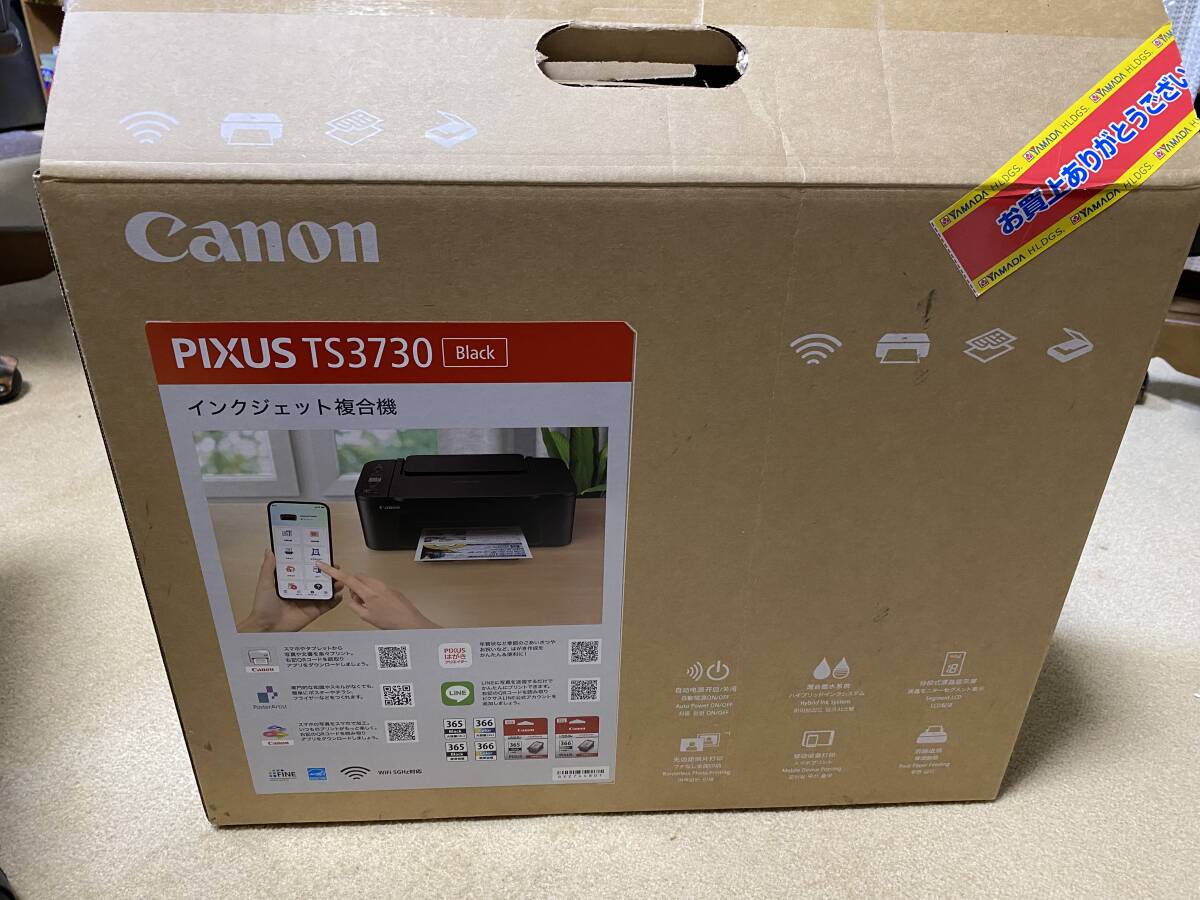 Yahoo!オークション - CANON Pixus TS3730 開封使用品